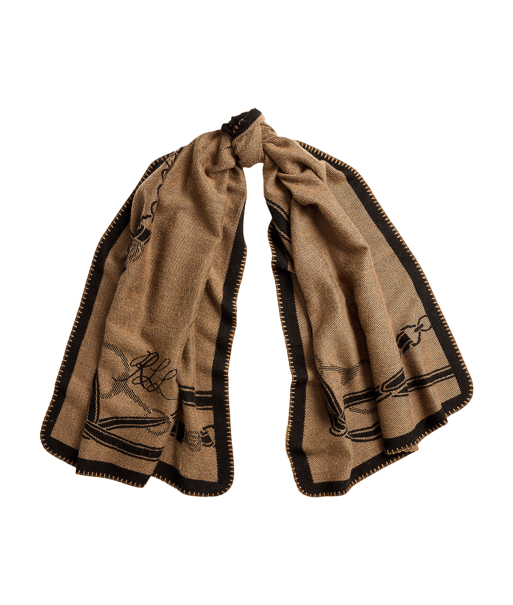 Belting-motif Jacquard Blanket Scarf - Multi – Robert Goddard
