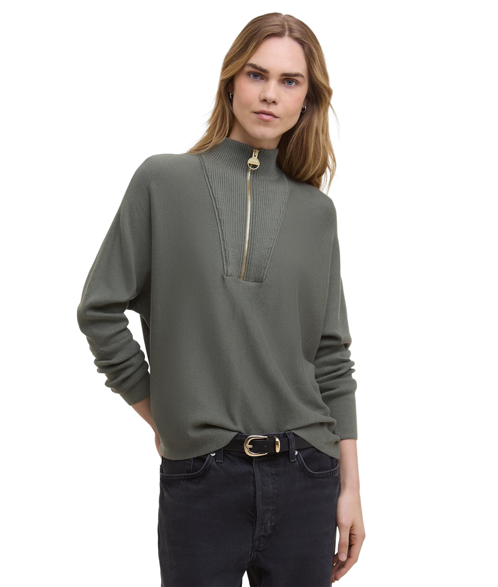 Lola Knitted Jumper - Dusky Khaki – Robert Goddard