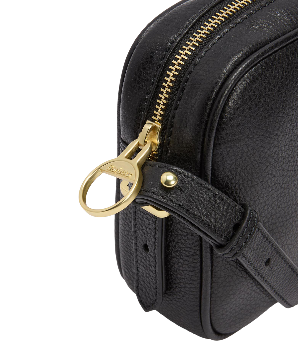 Daphne Leather Crossbody Bag - Black – Robert Goddard