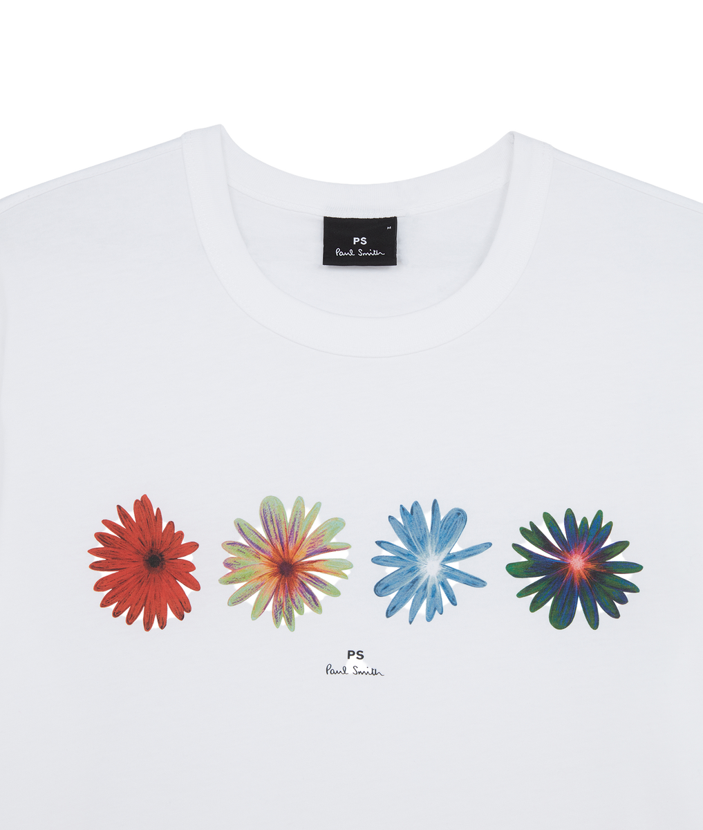 Mens Casual Fit Ss T Shirt Flowers – Robert Goddard