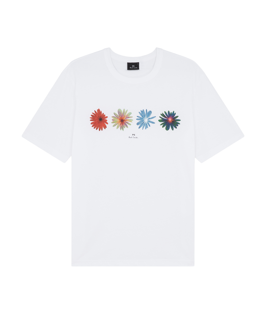 Mens Casual Fit Ss T Shirt Flowers – Robert Goddard
