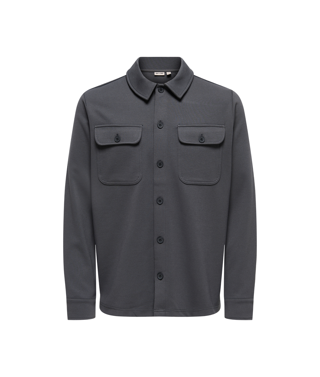 Newkodyl Overshirt Sweat - Grey – Robert Goddard