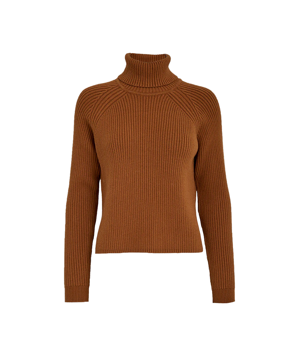 Ava Knit Turtleneck - Glazed Ginger – Robert Goddard