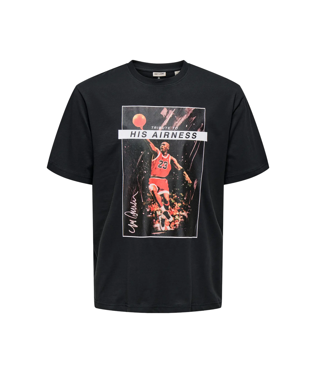 Michael Jordan Rlx Ss Lic Tee - Jet Black 23 – Robert Goddard