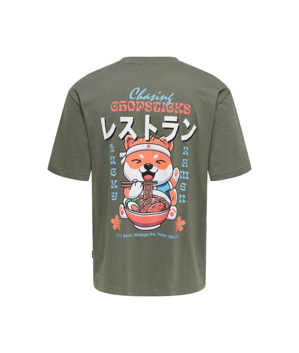 Frank Rlx Ss Tee - Castor Gray Chopsticks – Robert Goddard