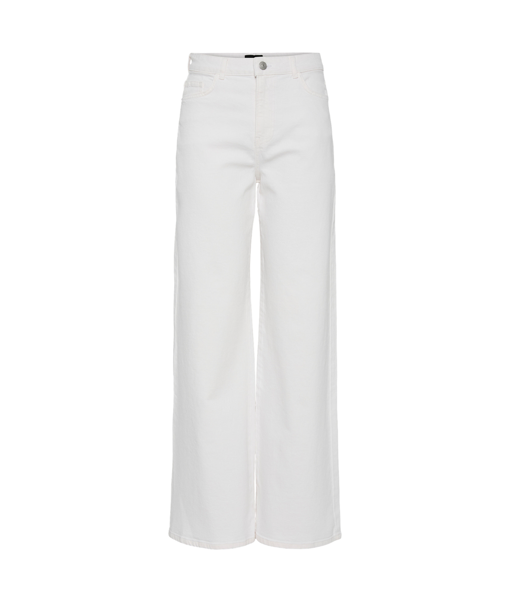 Selma Hw Wide Jeans - Bright White – Robert Goddard