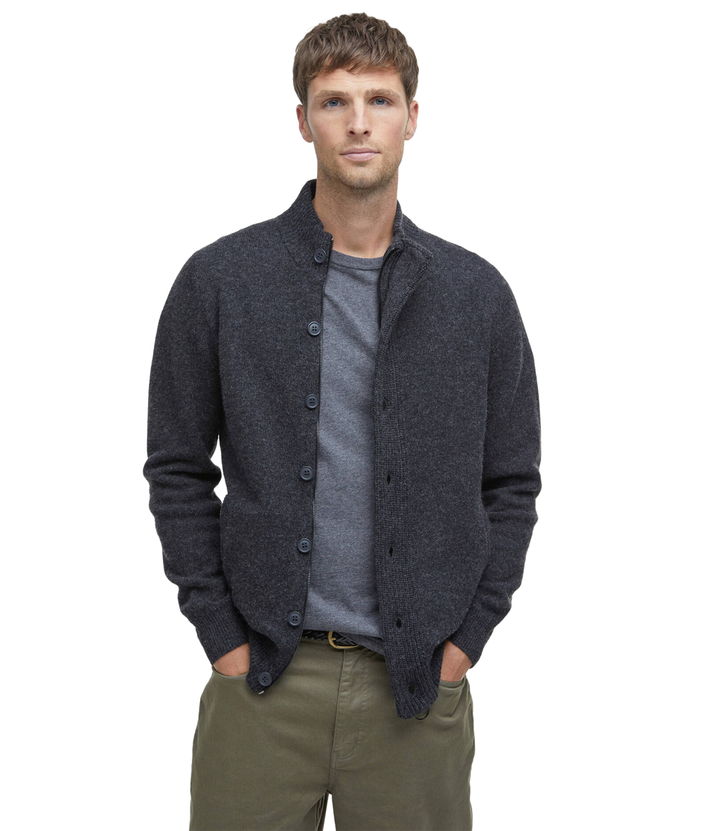 Ess Patch Zip - Charcoal Marl – Robert Goddard